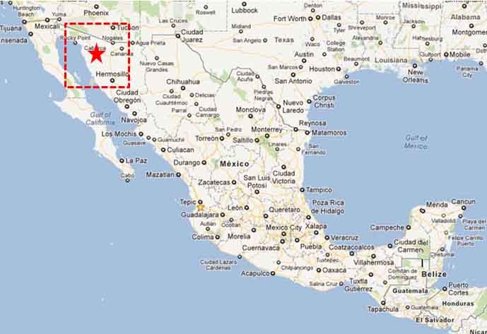 Caborca, Sonora - On The Road In Mexico